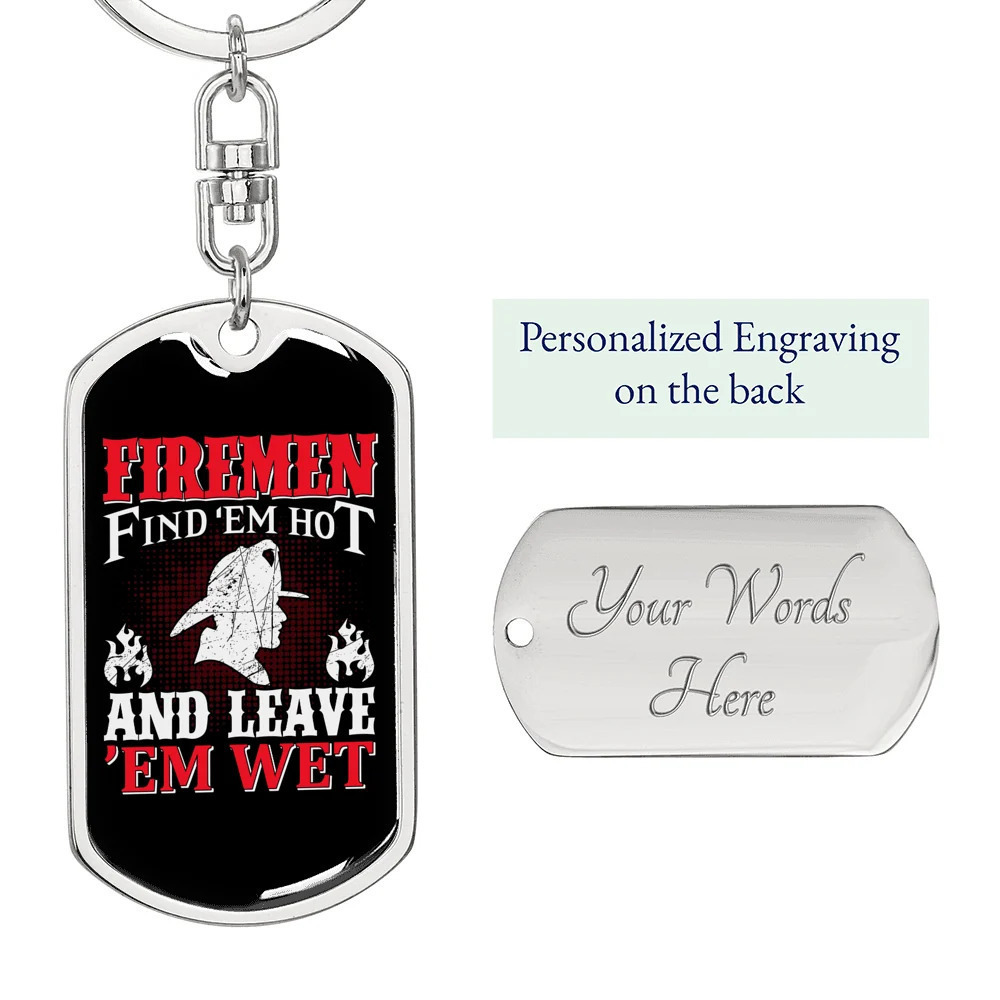 Accessories | Firemen Find Em Hot Firefighter Personalized Engraved ...